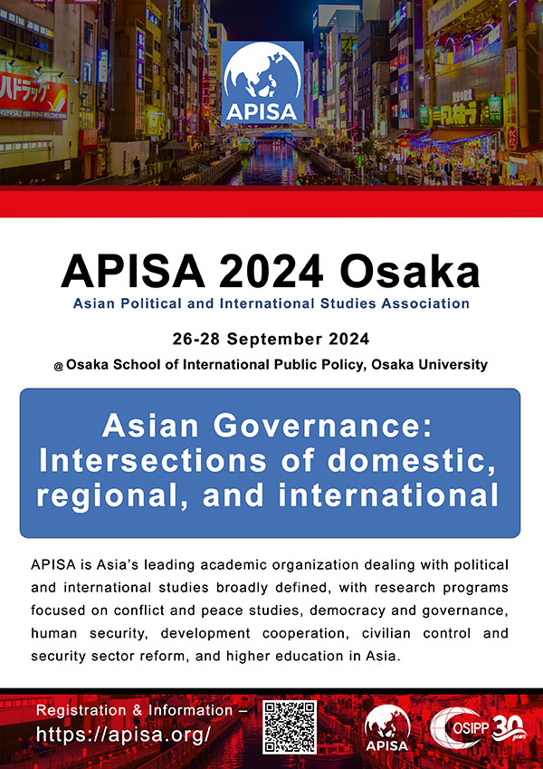 The Asian Political and International Studies Association (APISA) - The ...